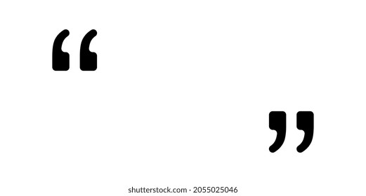 Quotation Marks Vector Isolated On White Stock Vector (Royalty Free ...