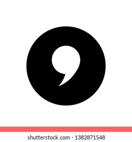 Quote Vector Icon Citation Symbol Simple Stock Vector (Royalty Free ...