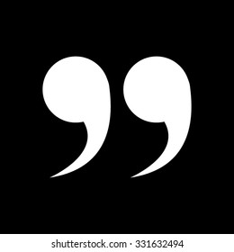 Quotes Vector Icon Stock Vector (Royalty Free) 363980852 | Shutterstock