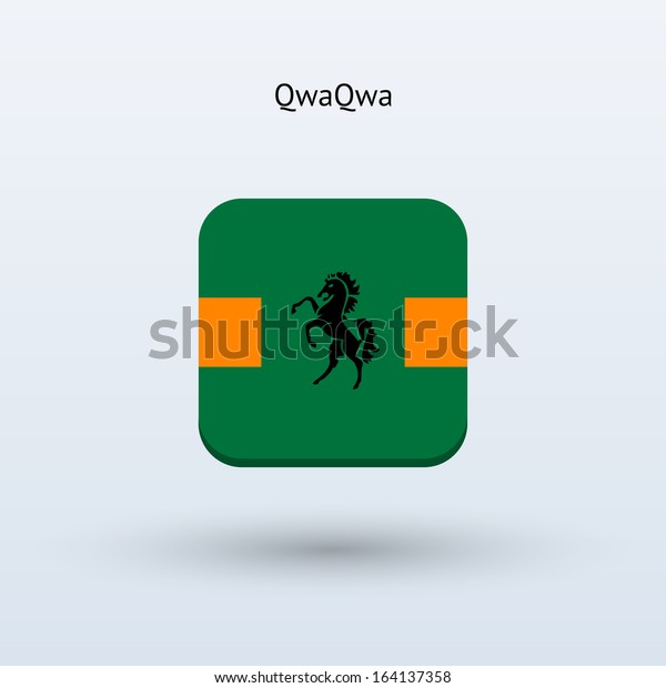 Qwaqwa Flag Icon Vector Illustration Stock Vector (Royalty Free ...