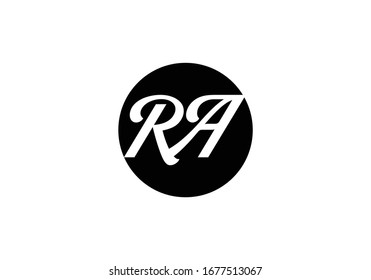 R Ra Initial Letter Logo Design Stock Vector (Royalty Free) 1677513067 ...