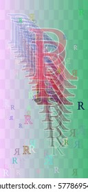 R Alphabet Elements Idea Stock Vector (Royalty Free) 577869544 ...