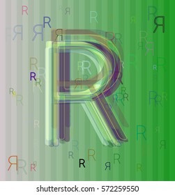 R Alphabet Vector Art Stock Vector (Royalty Free) 572259550 | Shutterstock