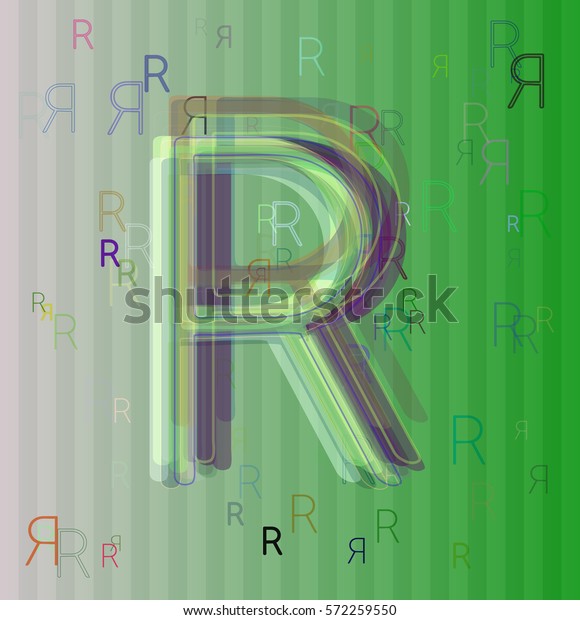 R Alphabet Vector Art Stock Vector (Royalty Free) 572259550 | Shutterstock