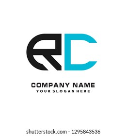 R C Initial Letter Modern Logo Stock Vector (Royalty Free) 1295843536 ...