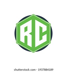 R C Letters Logo Icon Stock Vector (Royalty Free) 1937884189 | Shutterstock
