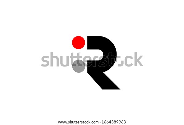 R Dot Dots Letter Logo Alphabet Stock Vector (Royalty Free) 1664389963 ...