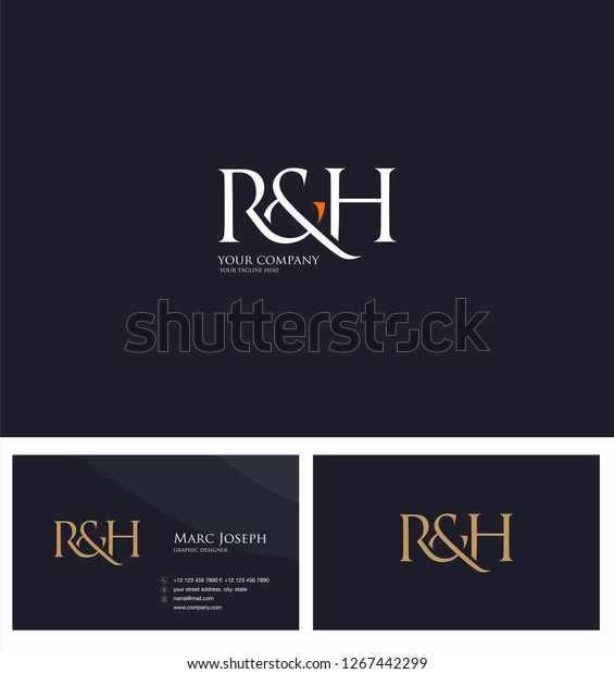 R H Rh Letters Joint Logo Stock Vector (Royalty Free) 1267442299 ...