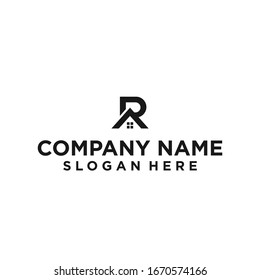 R Home Logo Icon Design Vector Stock Vector (Royalty Free) 1670574166 ...