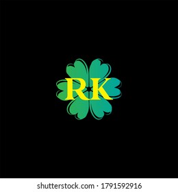 R K Letter Logo Monogram Design Stock Vector (Royalty Free) 1791592916 ...