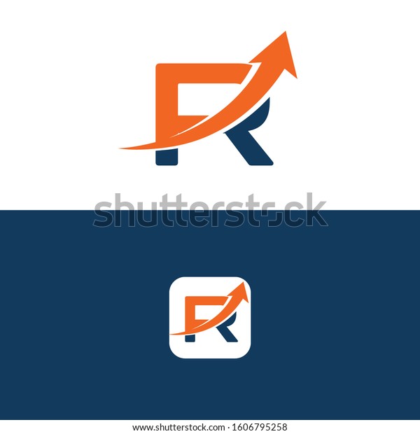 R Letter Arrow Logo Template Vector Stock Vector (Royalty Free ...