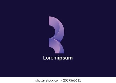 R Letter Icon Vector Vector Illustration Stock Vector (Royalty Free ...