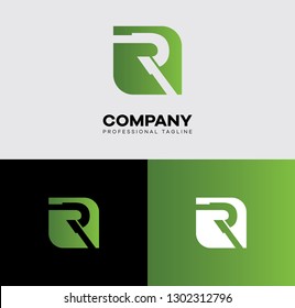 R Letter Logo Stock Vector (Royalty Free) 1302312796 | Shutterstock