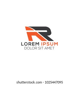 Rockline Letter R Logo Template Design Stock Vector (Royalty Free ...