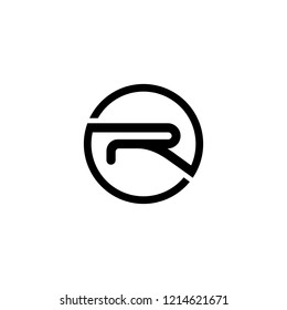 R Letter Logo Simple Concepts Creative Stock Vector (Royalty Free ...
