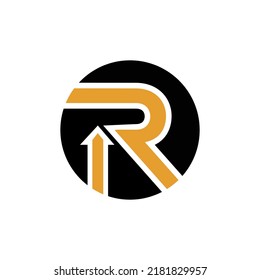 R Letter Logo Vector Black Color Stock Vector (Royalty Free) 2181829957 ...