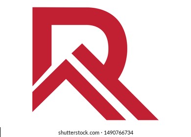 R Letter Red Real State Logo Stock Vector (Royalty Free) 1490766734 ...