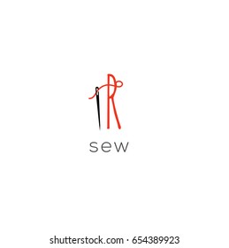 X Letter Sew Logo Vector Stock Vector (Royalty Free) 654389806 ...