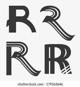 R Letter Symbol Stock Vector (Royalty Free) 179563646 | Shutterstock