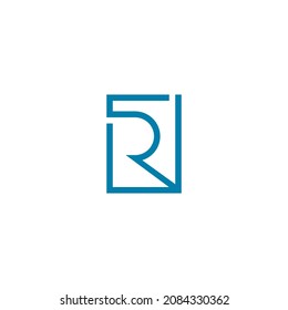 R Line Logo Simple Clean Design Stock Vector (Royalty Free) 2084330362 ...