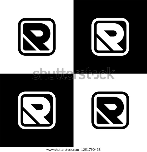 R Logo Icon Stock Vector (Royalty Free) 1251790438 | Shutterstock