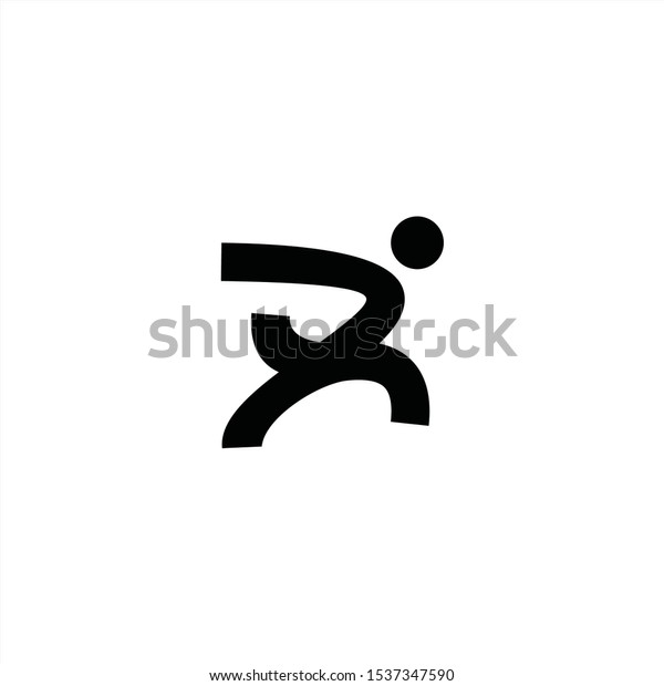 R Logos Run Logo Yoga Symbol Stock Vector (Royalty Free) 1537347590 ...