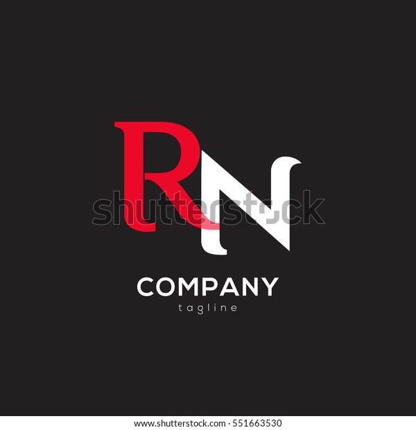 R N Letter Logo Design Vector Stock Vector (Royalty Free) 551663530 ...