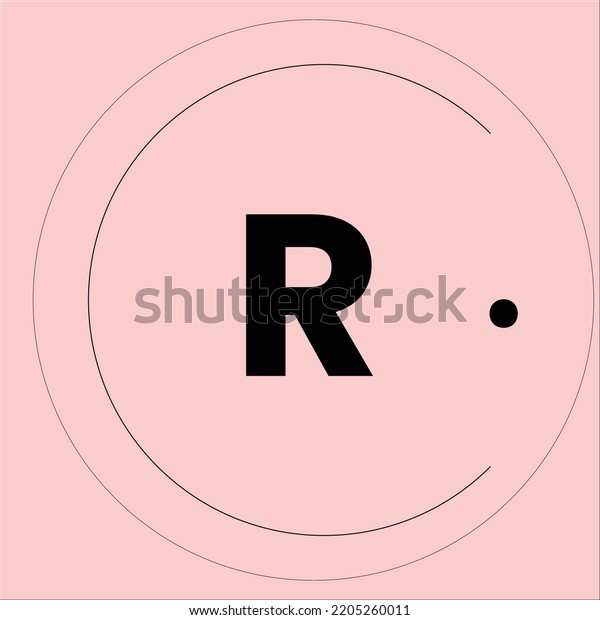 R Name Logo Use Anywhere Like Stock Vector (Royalty Free) 2205260011 ...