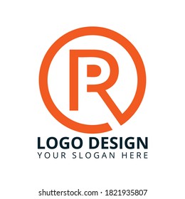R P Letter Professional Logo Design Stock Vector (Royalty Free ...