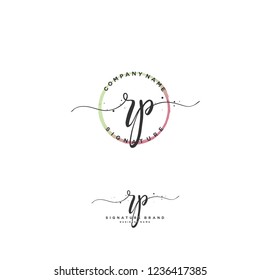 R P Rp Initial Letter Handwriting Stock Vector (Royalty Free ...