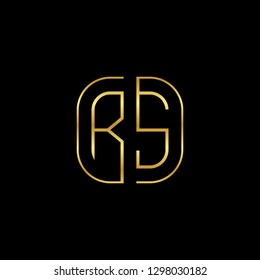 R S Initial Letter Modern Logo Stock Vector (Royalty Free) 1298030182 ...