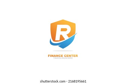 R Security Logo Design Inspiration Vector Stock Vector (Royalty Free ...
