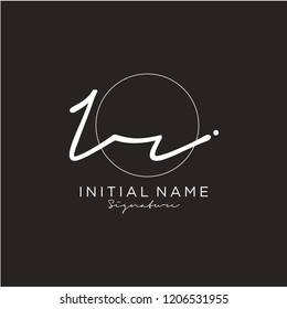 R Signature Initial Logo Template Vector Stock Vector (Royalty Free ...