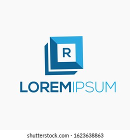 R Square Logo Concept Inspiration Stock Vector (Royalty Free ...