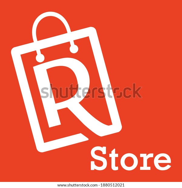R Store Logo Vector Image Illustrator Stock Vector (Royalty Free ...