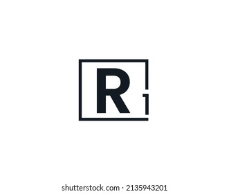 R1 1r Initial Letter Logo Stock Vector (Royalty Free) 2135943201 ...