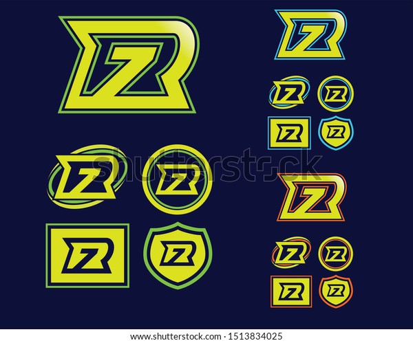 R7 Logo Design Set Your Company Stock Vector (Royalty Free) 1513834025 ...