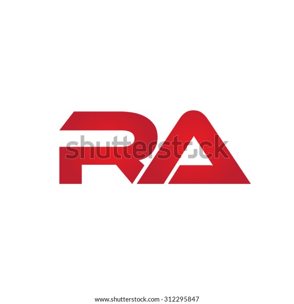 Ra Company Linked Letter Logo Stock Vector (Royalty Free) 312295847