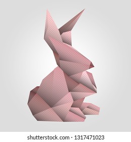 Rabbit Abstract Isolated On White Backgrounds Stock Vector (Royalty ...