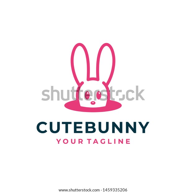 Rabbit Bunny Logo Icon Design Vector Stock Vector (Royalty Free) 1459335206