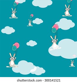 Rabbit Fly Collection Stock Vector (Royalty Free) 300141521 | Shutterstock