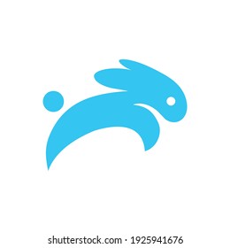 Rabbit Logo Design Eps 10 Stock Vector (Royalty Free) 1925941676 ...