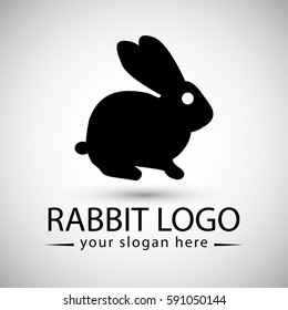 Rabbit Logo Minimalist Elegant Style Company Stock Vector (Royalty Free ...