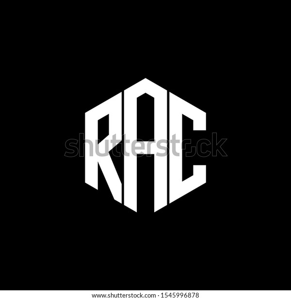 Rac Letter Logo Design Polygon Monogram Stock Vector (Royalty Free ...