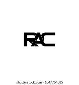 Rac Letter Original Monogram Logo Design Stock Vector (Royalty Free ...