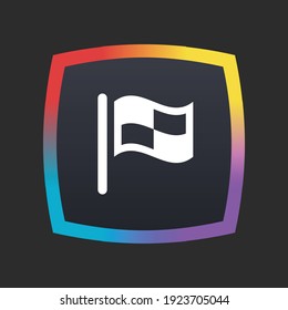 Race App Icon Button Stock Vector (Royalty Free) 1923705044 | Shutterstock