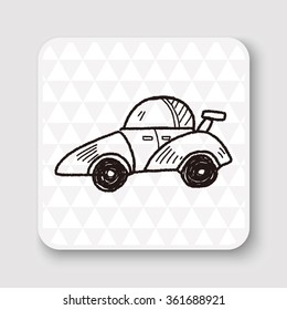 Race Car Doodle Stock Vector (Royalty Free) 635358674