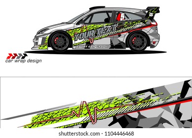 Vektor Stok Race Car Livery Graphic Vector Designs (Tanpa Royalti ...