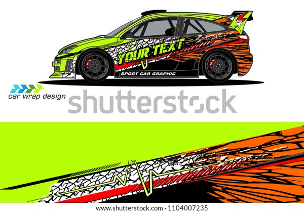 Race Car Livery Graphic Vector Designs: เวกเตอร์สต็อก (ปลอดค่าลิขสิทธิ์ ...