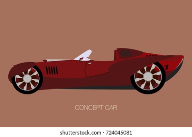 Dragster Side View Accelerating Racing Cars Stock Vector (Royalty Free ...